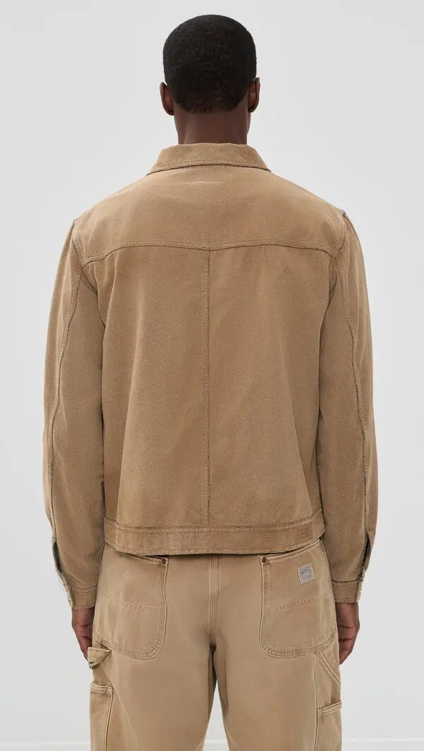 MAISON MARGIELA Faux Suede Sports Jacket