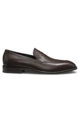 BOSS Leather Loafers - Dark Brown