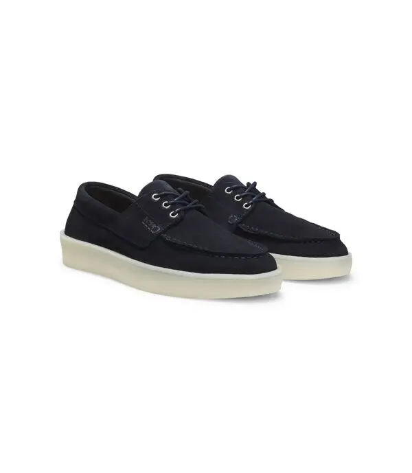 BOSS Suede Loafers - Dark Blue