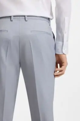 BOSS Slim-fit Patterned Trousers