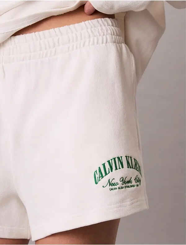 Calvin Klein Cotton Jersey Logo Shorts