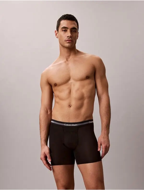 Calvin Klein Icon Active Mesh 3-pack Boxer Brief - Black