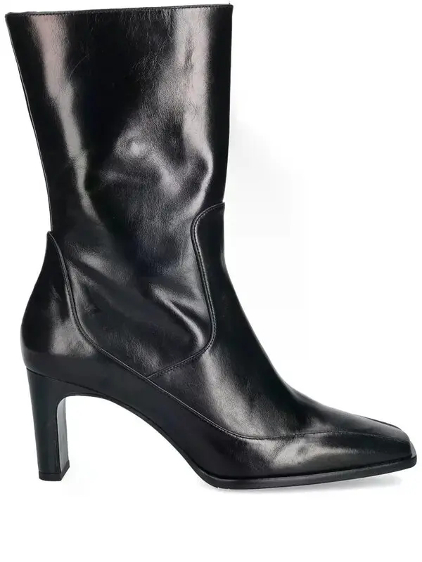 BILLI BI Square-toe Knee-high Boots - Black