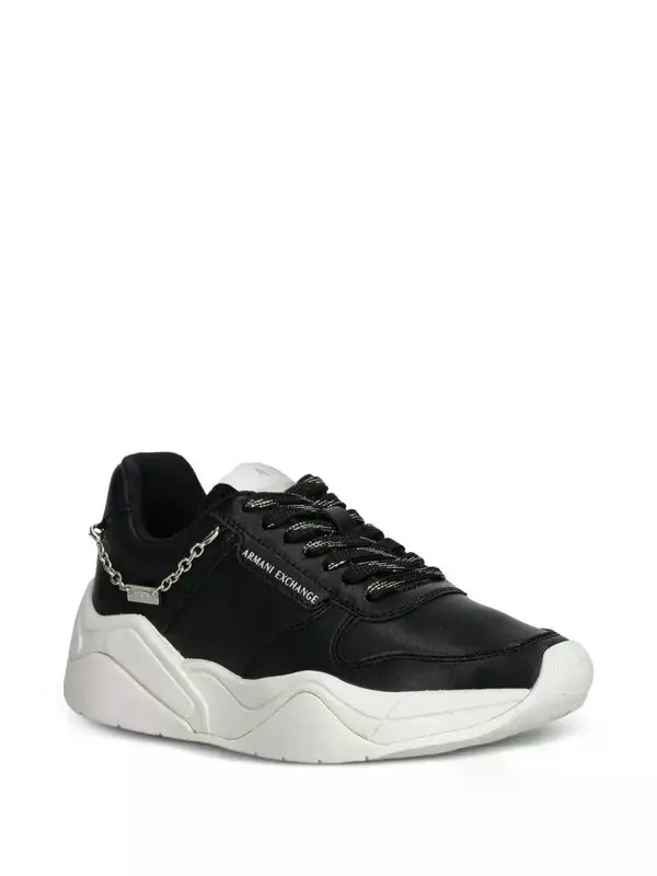 Armani Exchange Chain-embellished Trainers