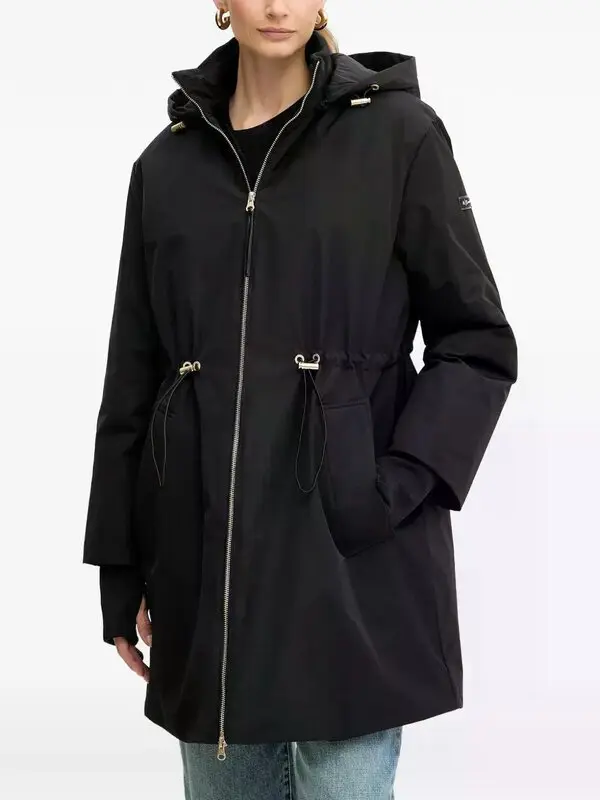 Armani Exchange Hooded Coat With Drawstring