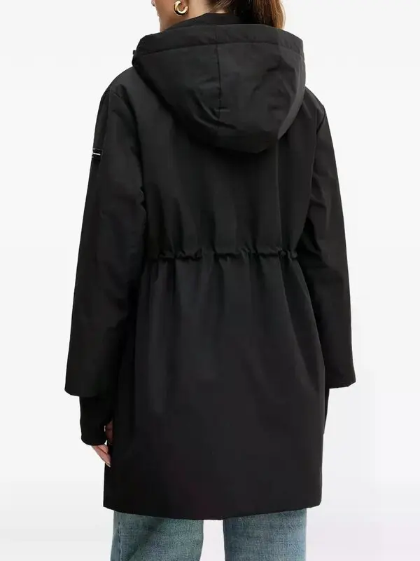 Armani Exchange Hooded Coat With Drawstring