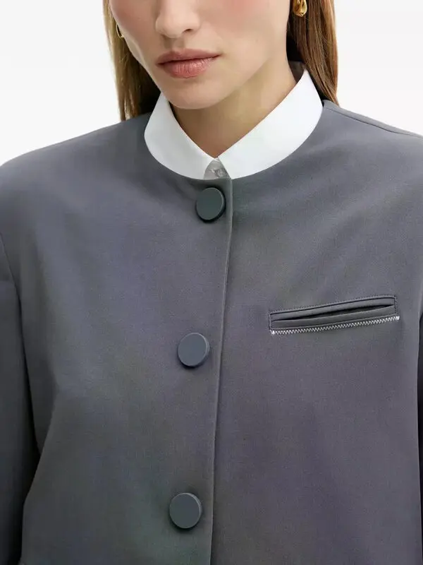 Armani Exchange Button Cropped Jacket