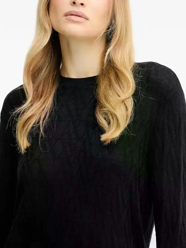 Armani Exchange Textured Knit Sweater
