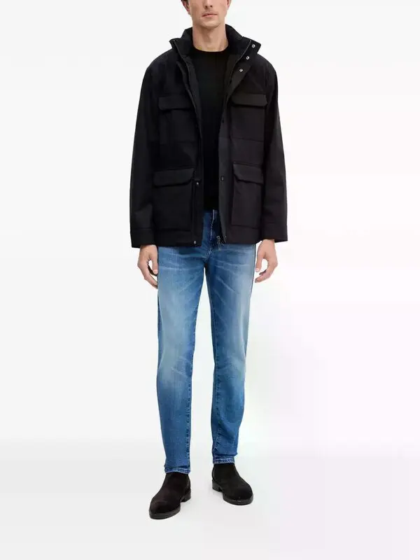 Armani Exchange Dark Hooded Jacket