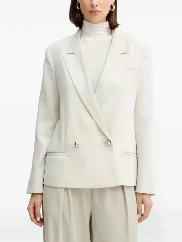 Armani Exchange Double-breasted Blazer - Neutrals