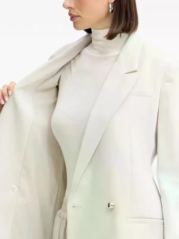 Armani Exchange Double-breasted Blazer - Neutrals