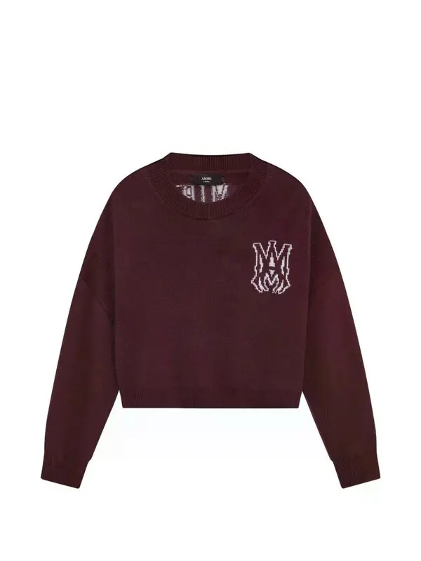 Amiri Ma Crew Knit Sweater