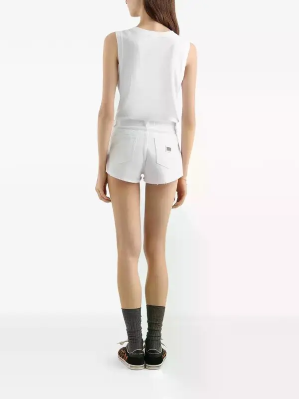 Dolce & Gabbana Frayed Hem Shorts