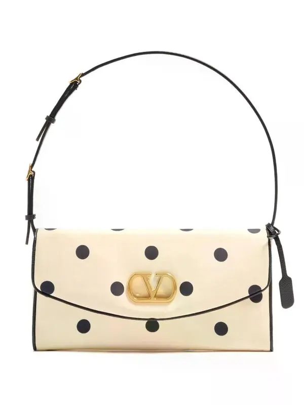 Valentino Garavani Small Devain Plus De Pois Shoulder Bag