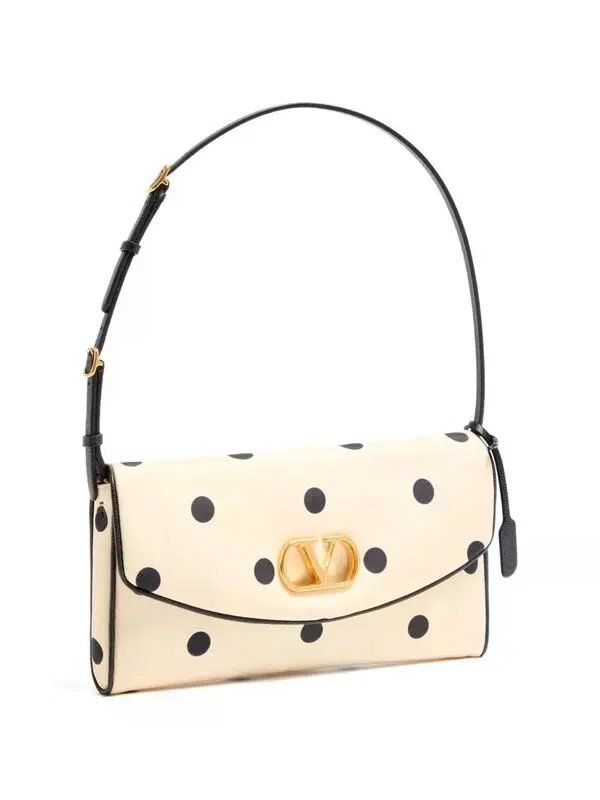 Valentino Garavani Small Devain Plus De Pois Shoulder Bag