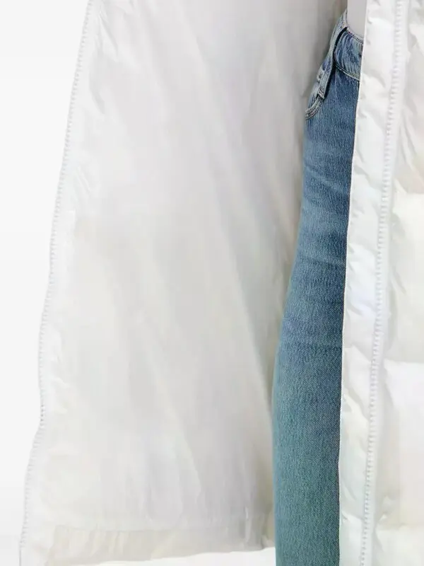 Armani Exchange Hooded Padded Coat - White