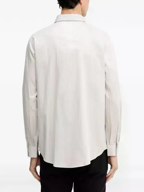 Armani Exchange Button-fastening Striped Shirt