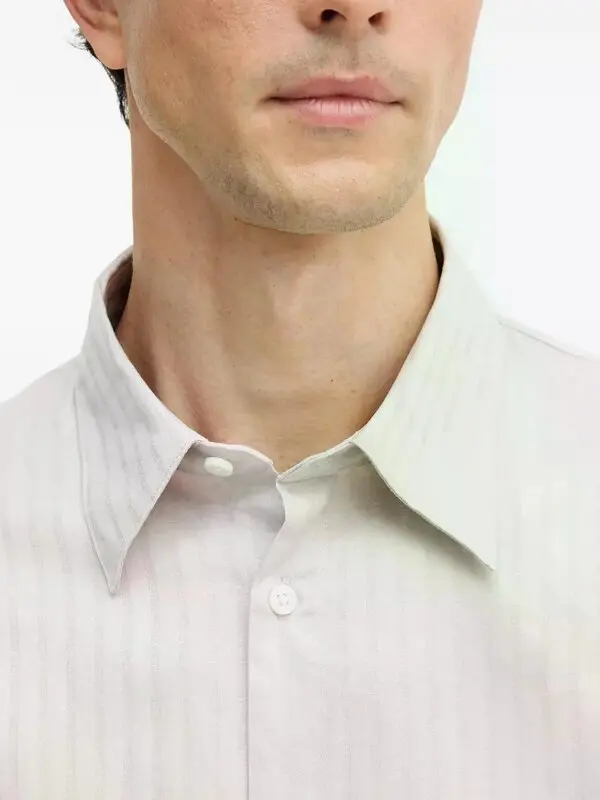 Armani Exchange Button-fastening Striped Shirt