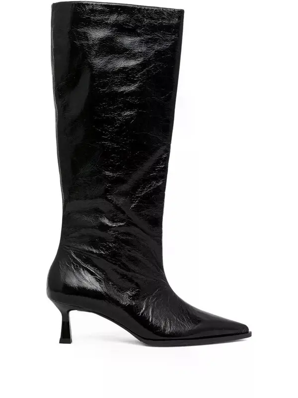 BILLI BI Pointed-toe High-shine Boots