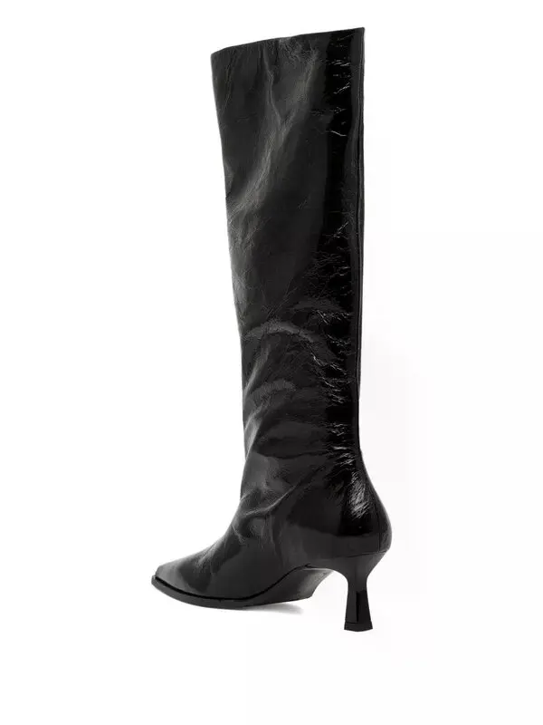 BILLI BI Pointed-toe High-shine Boots
