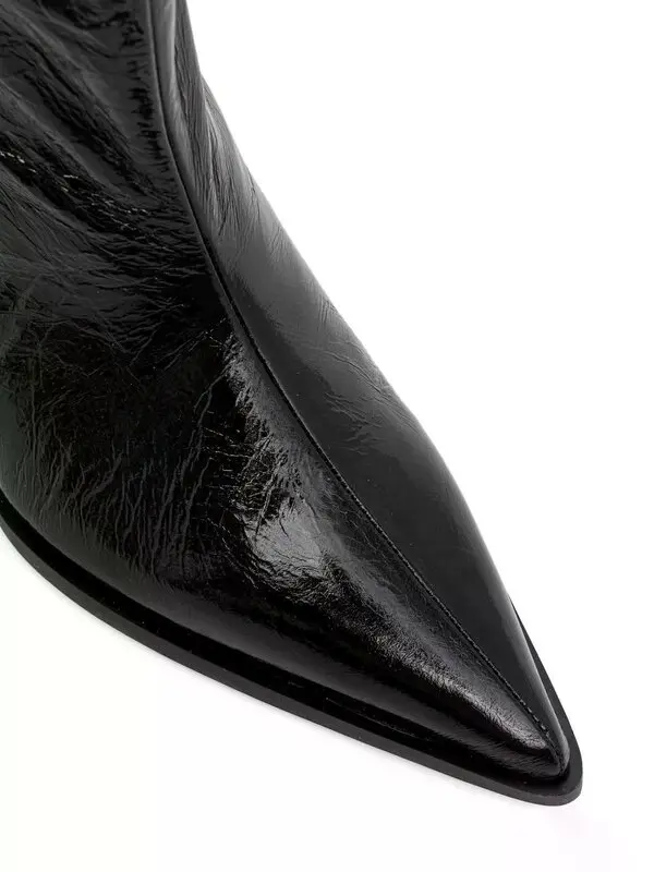 BILLI BI Pointed-toe High-shine Boots