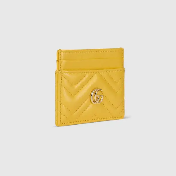 Gucci Gg Marmont Card Case Leather
