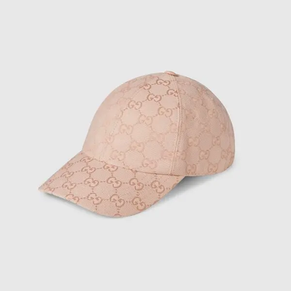 Gucci Gg Canvas Baseball Hat - Pink