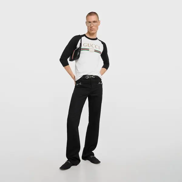 Gucci Silk Blend Jersey T-shirt With Print