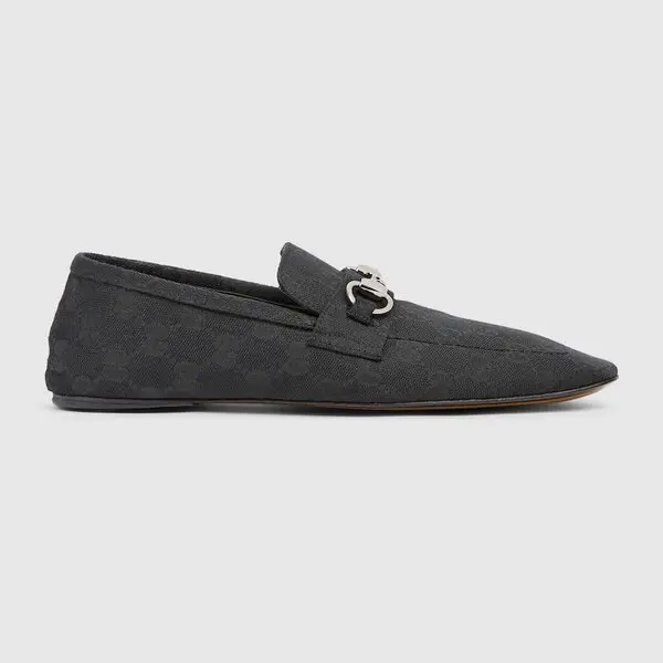 Gucci S Ragazzo Loafer Gg Canvas - Black