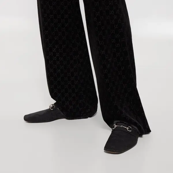 Gucci S Ragazzo Loafer Gg Canvas - Black