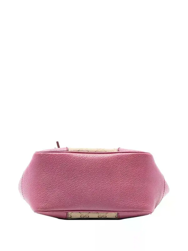 Gucci Small Gg Canvas Bree Satchel - Brown