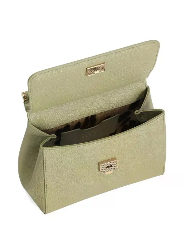 Dolce & Gabbana Small Sicily Tote Bag - Green