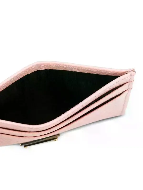 Dolce & Gabbana Dauphine Leather Cardholder - Pink