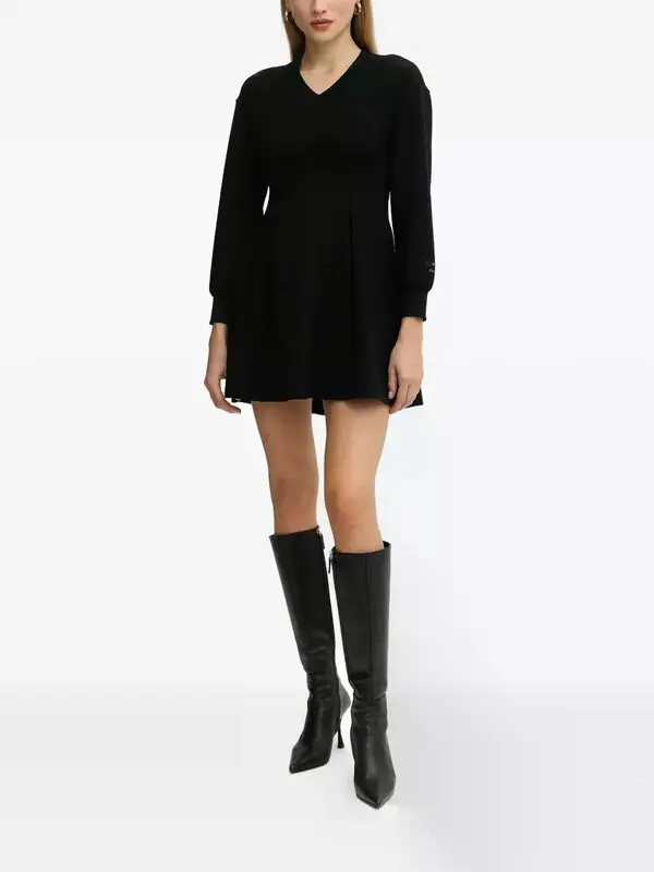 Armani Exchange V-neck Mini Dress
