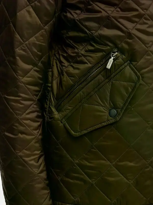Barbour Quilted Chelsea Flyweight Jacket - Brown