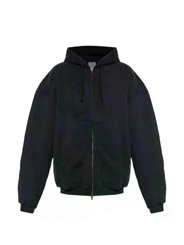 Vetements Embroidered Cross Hoodie