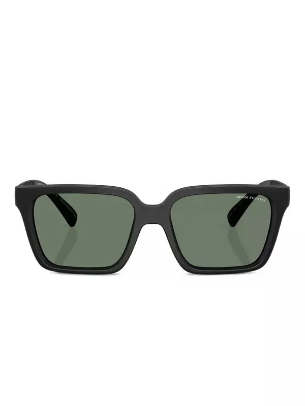 Armani Exchange Square Frame Sunglasses - Black
