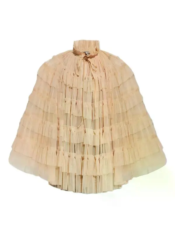ALLSAINTS Aude Ruffled Tie Top