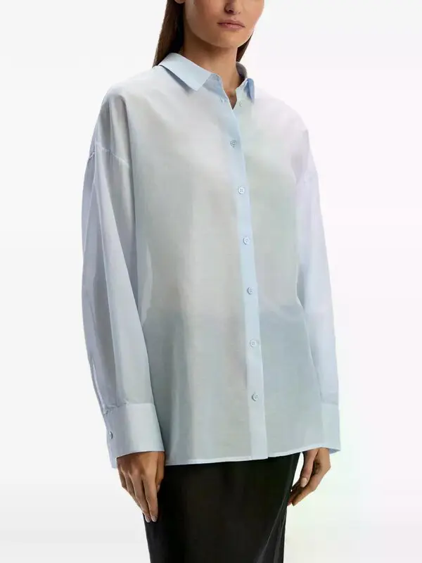 12 STOREEZ Buttoned Shirt - Blue