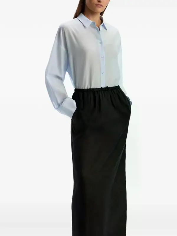 12 STOREEZ Buttoned Shirt - Blue