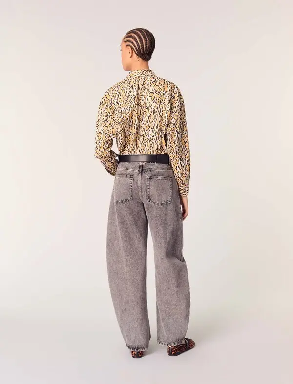 Maje Cotton Long Sleeve Shirt