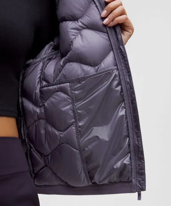 Lululemon Featherweight 900-fill-power Down Quilted Jacket - Grape Mist