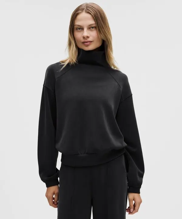 Lululemon Brushed Softstreme Funnel Neck - Black