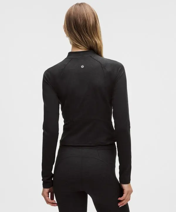 Lululemon Softy Suedey Slim-fit Jacket - Black/black