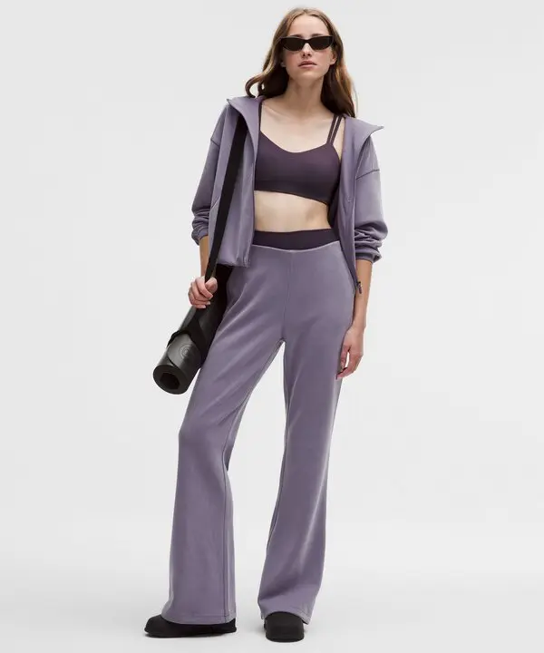 Lululemon Brushed Softstreme Mid-rise Flared Pant - Grape Mist