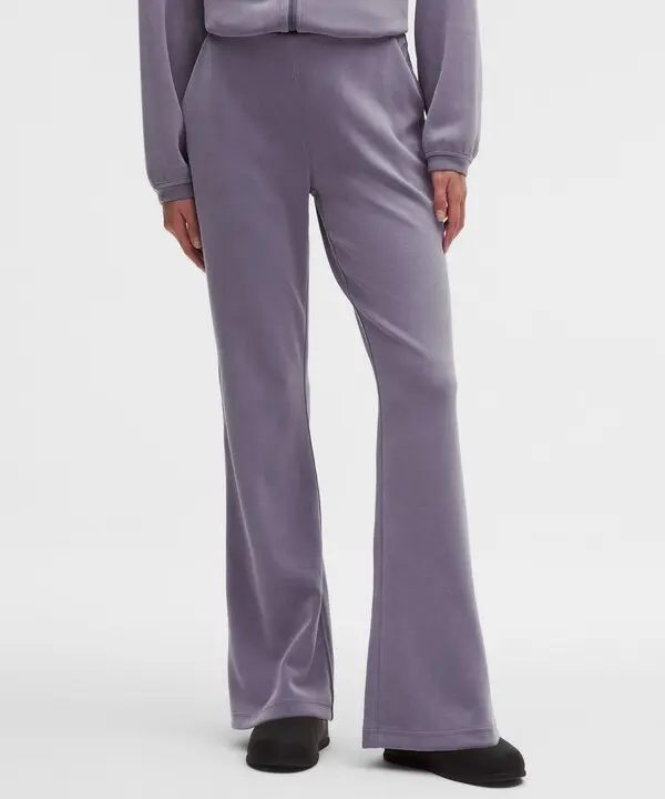 Lululemon Brushed Softstreme Mid-rise Flared Pant - Grape Mist