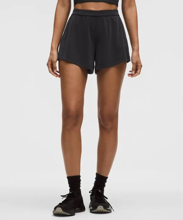 Lululemon Drapey Softstreme High-rise 3.5" Shorts - Black