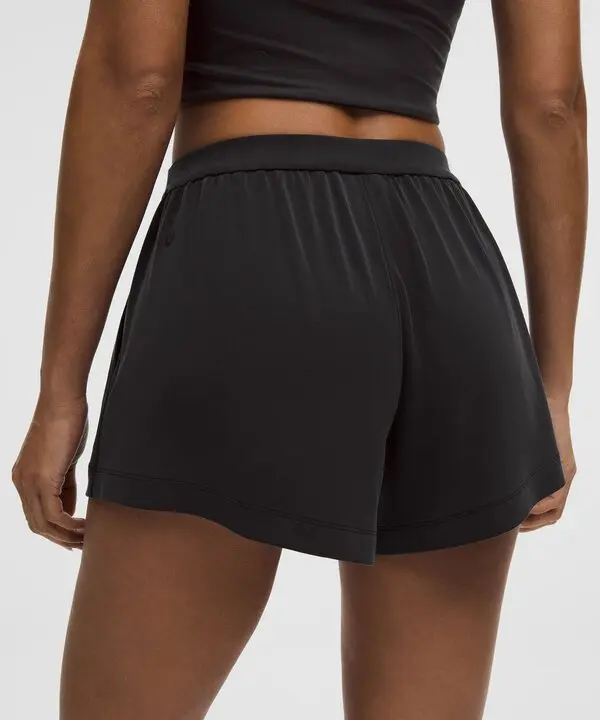 Lululemon Drapey Softstreme High-rise 3.5" Shorts - Black