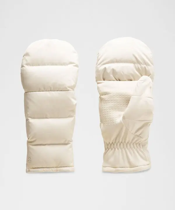 Lululemon Wunder Puff Mittens - Light Ivory