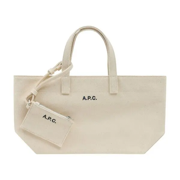A.p.c. Le Drummer Small Shopper Bag - White